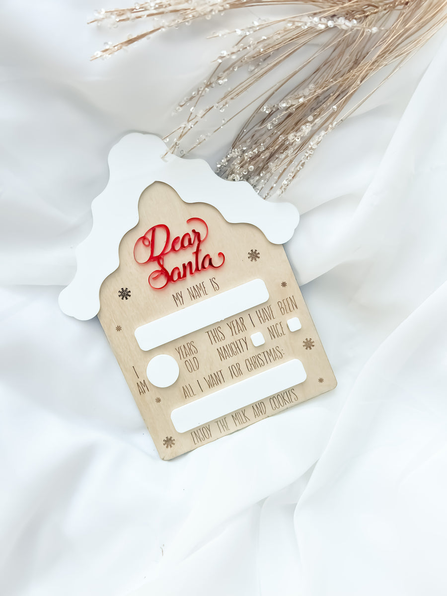 Christmas Santa Wishlist Board – WildRibbon